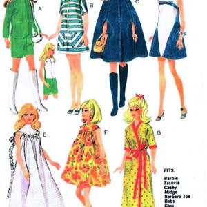 PDF Copy Vintage Patterns Simplicity 5215 Clothes for Fashion Dolls 11 ...