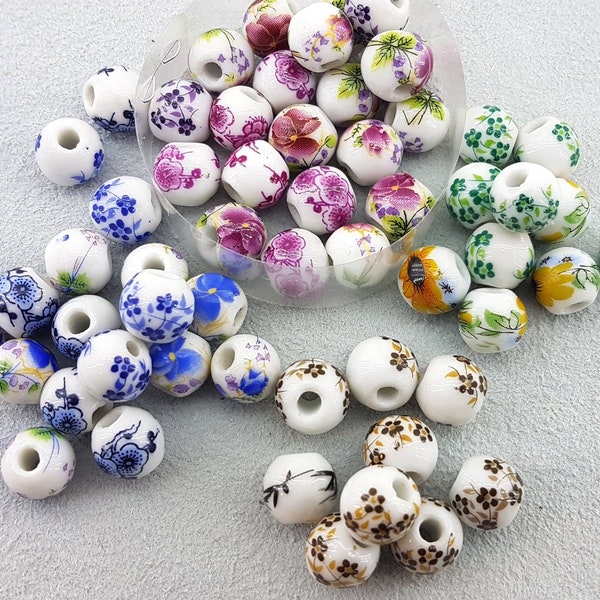 Pottery Beads - Etsy