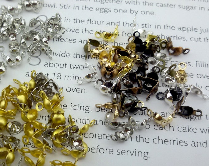 Cord End Crimp,bronze Tube Crimp Ends,slider Closing Connector,tube End ...