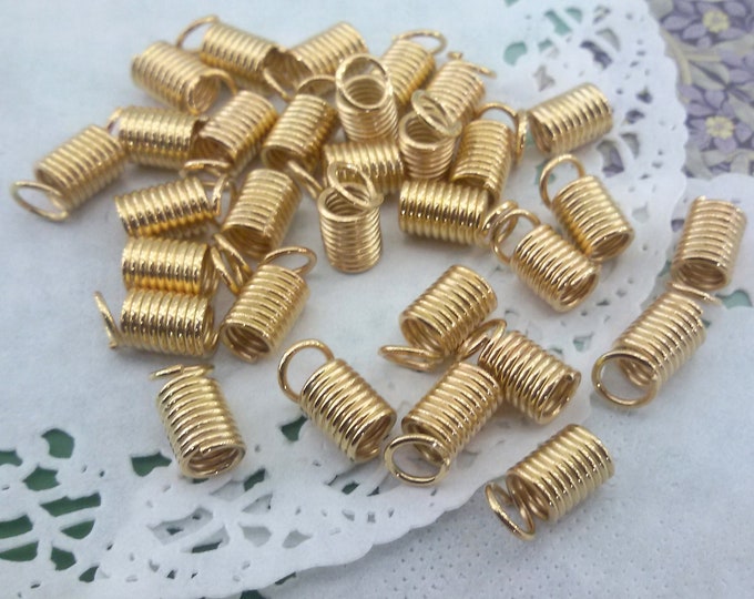 Cord End Crimp,bronze Tube Crimp Ends,slider Closing Connector,tube End ...