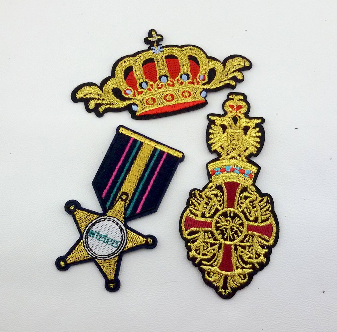 Royal Badge,royal Headdress,heraldry Patches,royal Emblem Patches,heat ...