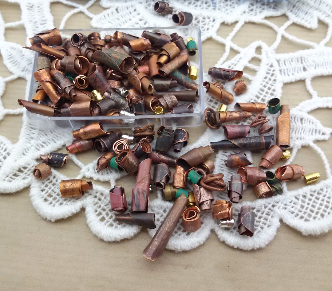 Copper Beads,recycled Copper Spacer Beads,copper Beads Mix,antique ...