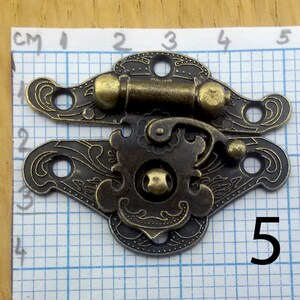 Decorative Metal Latch,vintage Decor Latches,ornate Hasp for Box,1 Pc ...