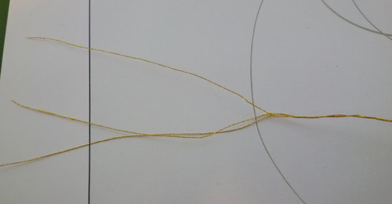 Gold Thin Threadgold Nylon Thread0.3 Mm Gold Metallic Sewing - Etsy