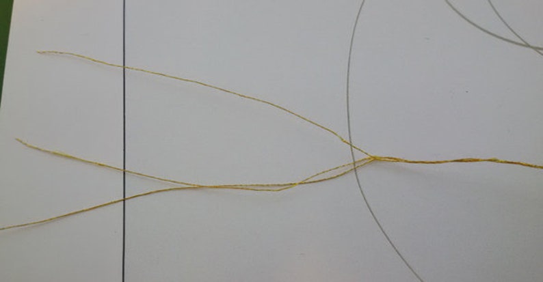 Gold Thin Threadgold Nylon Thread0.3 Mm Gold Metallic Sewing - Etsy