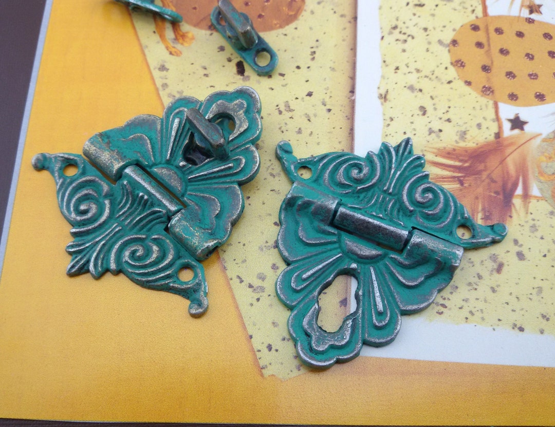 Decorative Metal Latch,vintage Decor Latches,ornate Hasp for Box ...