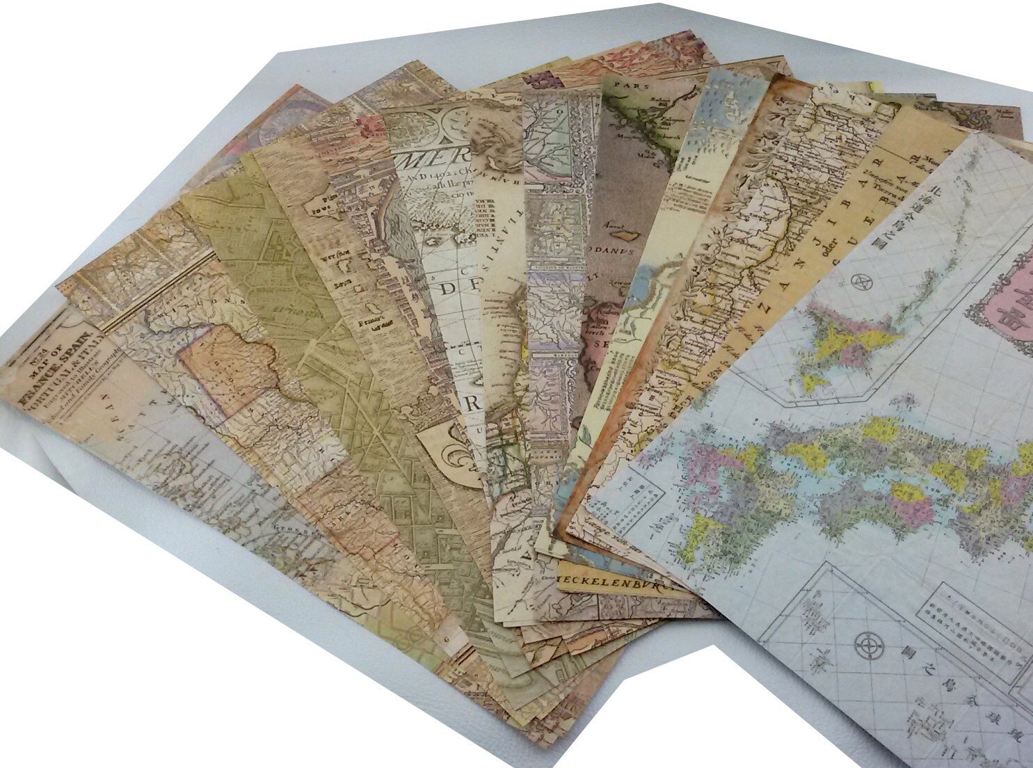 Vintage Map Paper,antique Bookstore Old Maps,craft Maps Background Old ...