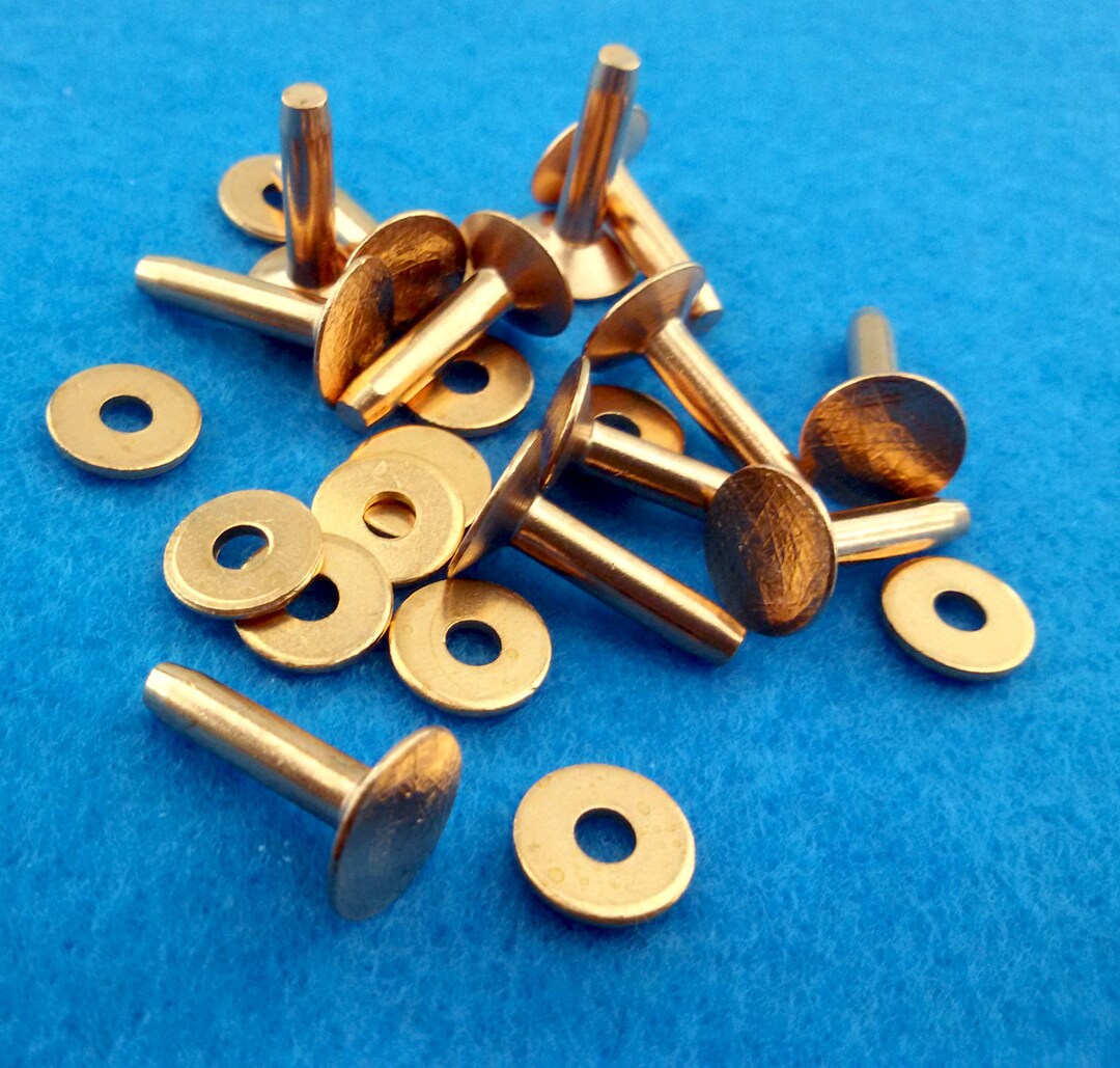 Copper Rivets,heavy Duty Saddlers Rivets,flat Head Copper Rivet and ...