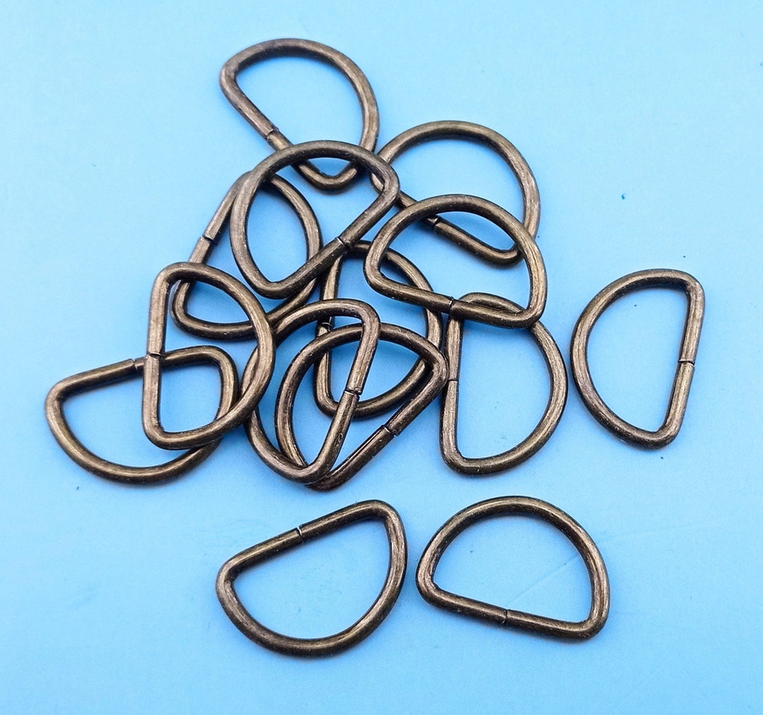 Metal D Rings for 20mm Strap,d Rings for Bag,antique Brass D Hook,d ...