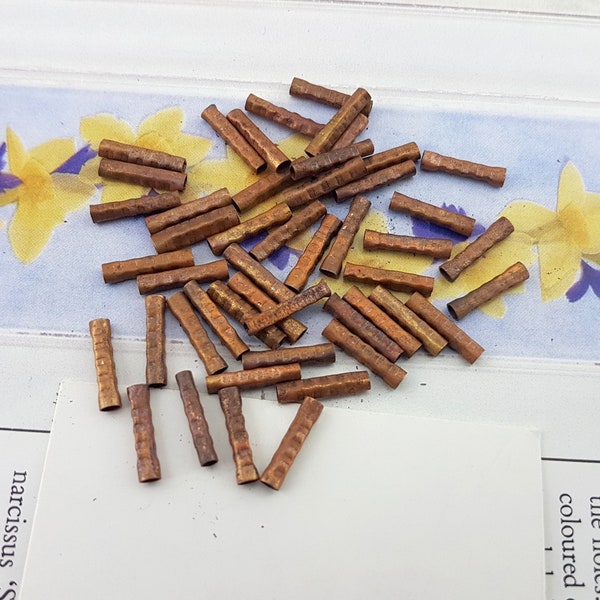Copper Tube Beads - Etsy