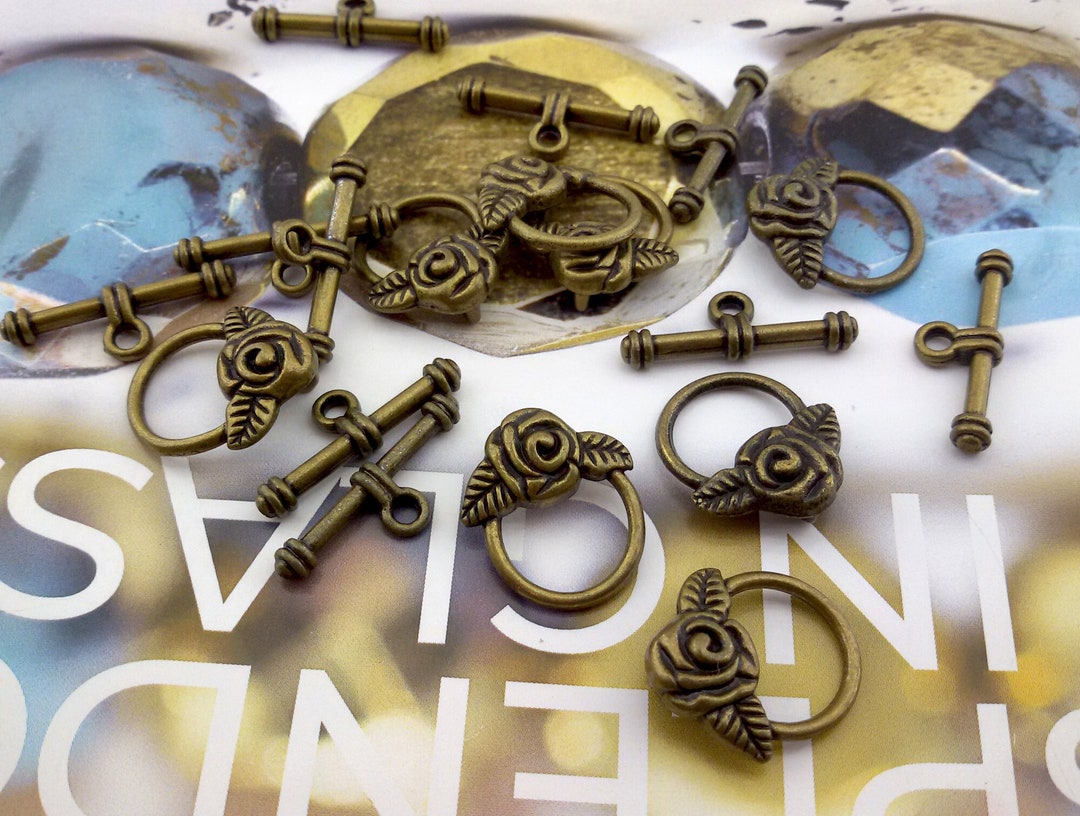Decorative Toggle Clasps,antique Bronze Toggle for Bracelet Necklace ...