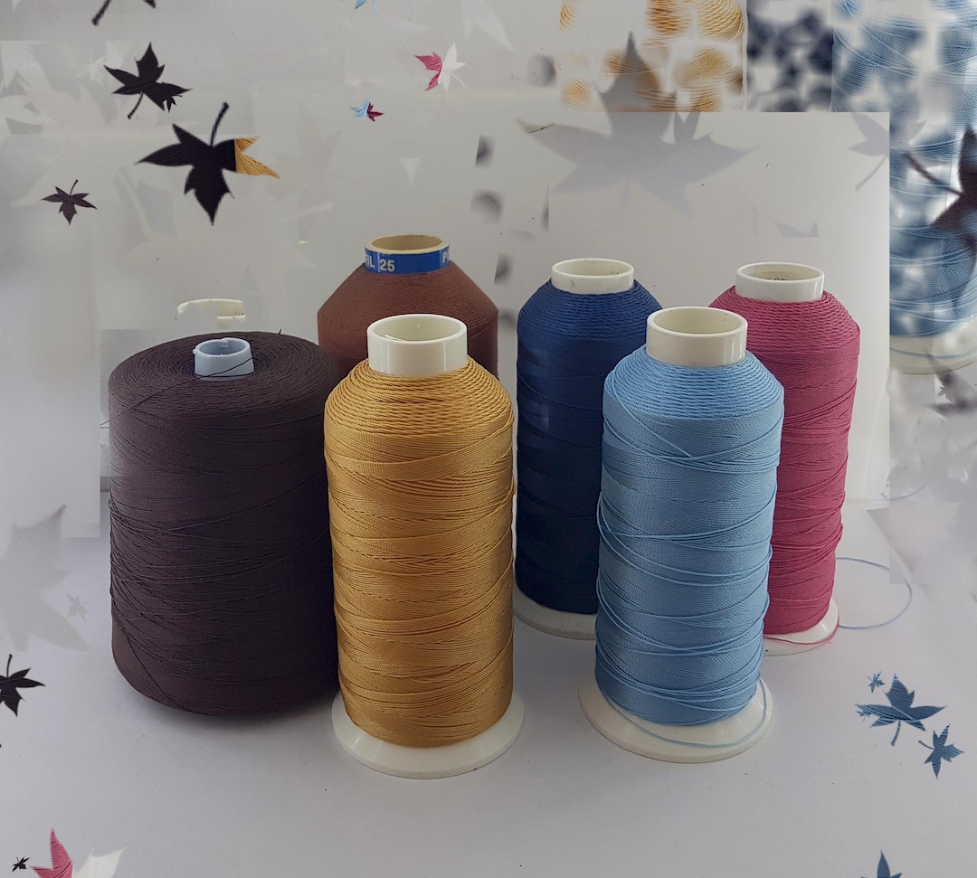 Spun Polyester Strong Thread for Bag Canvas Shoe Boot,bonded Nylon ...