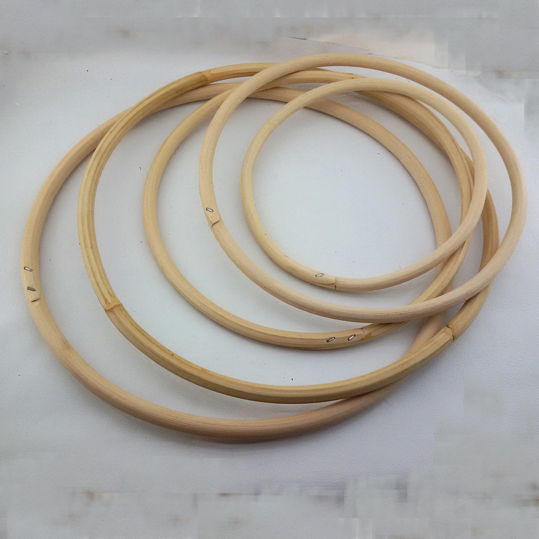 Bamboo Hoop,wooden Ring,wooden Macrame Ring,wreath Bamboo Ring,bamboo ...