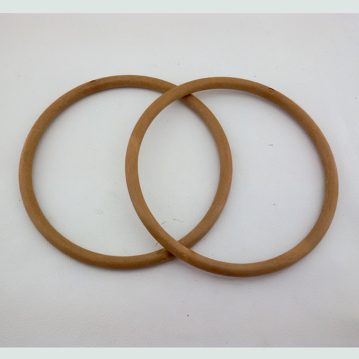 Round bag handleplastic wood coloured bag handleHandle | Etsy