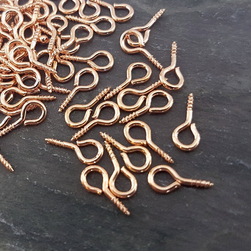 Tiny Eye Screws - Etsy