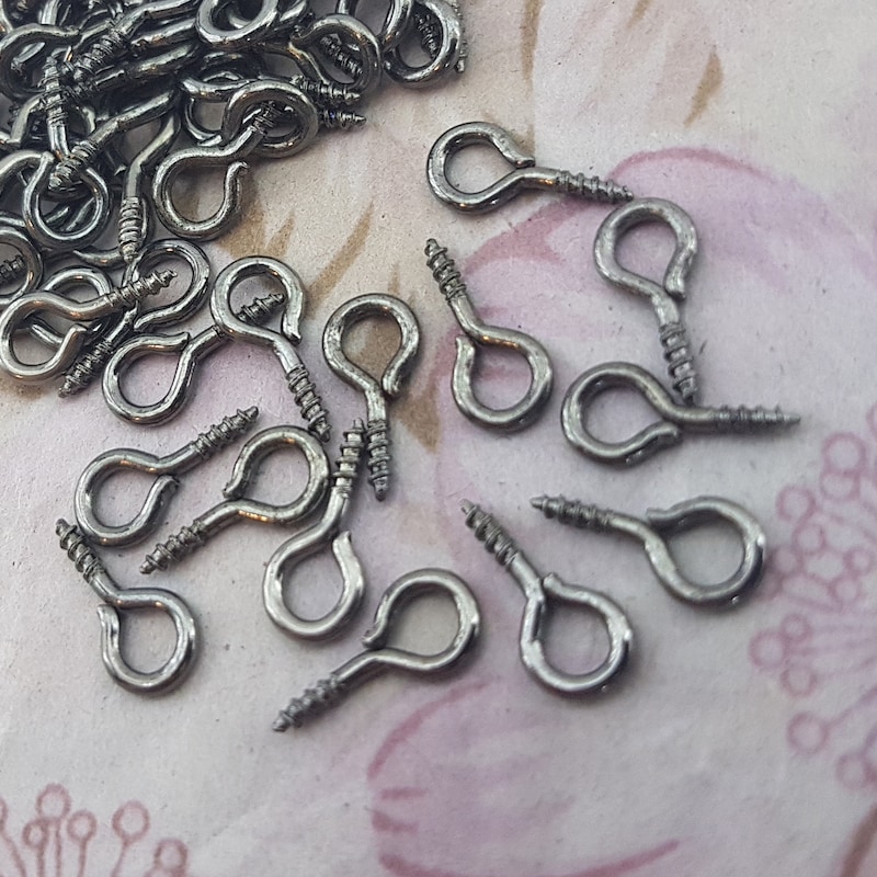 Tiny Eye Screws - Etsy