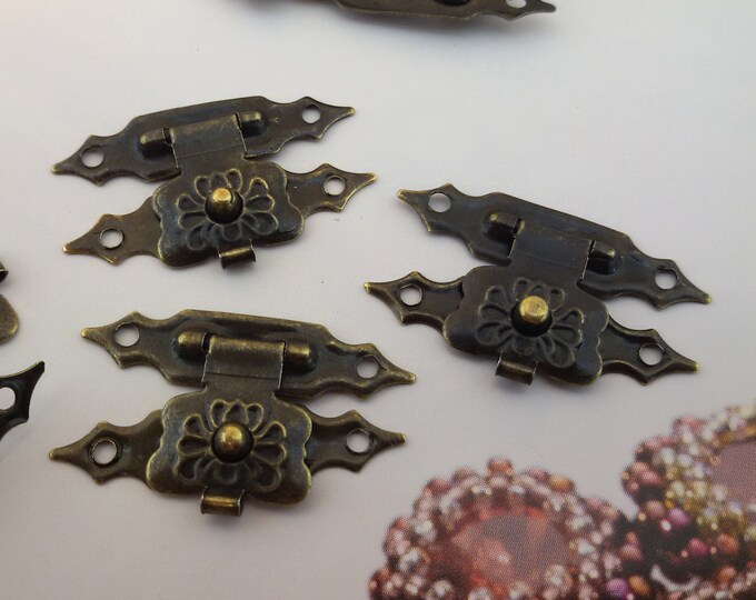 Decorative Metal Mini Latch,vintage Decor Latches,small Hasp for Box ...
