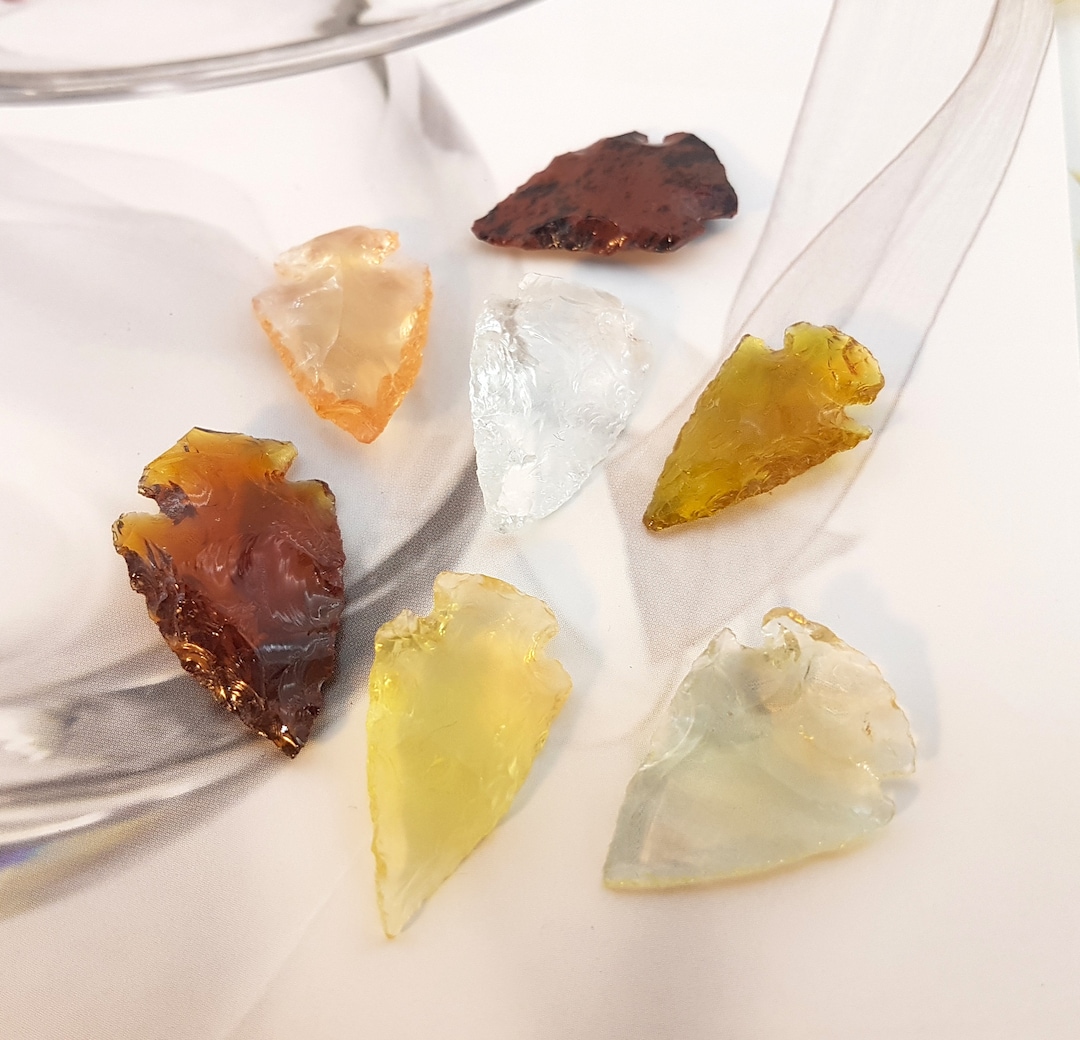 Crystal Arrowhead,transparent Raw Quartz Arrowhead,white Clear ...