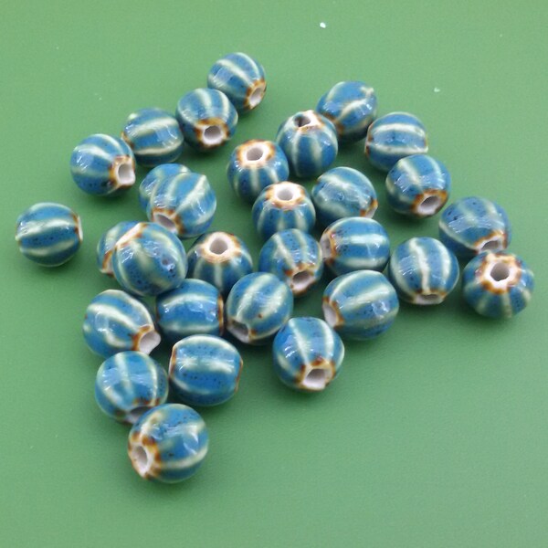 Large Ceramic Beads - Etsy
