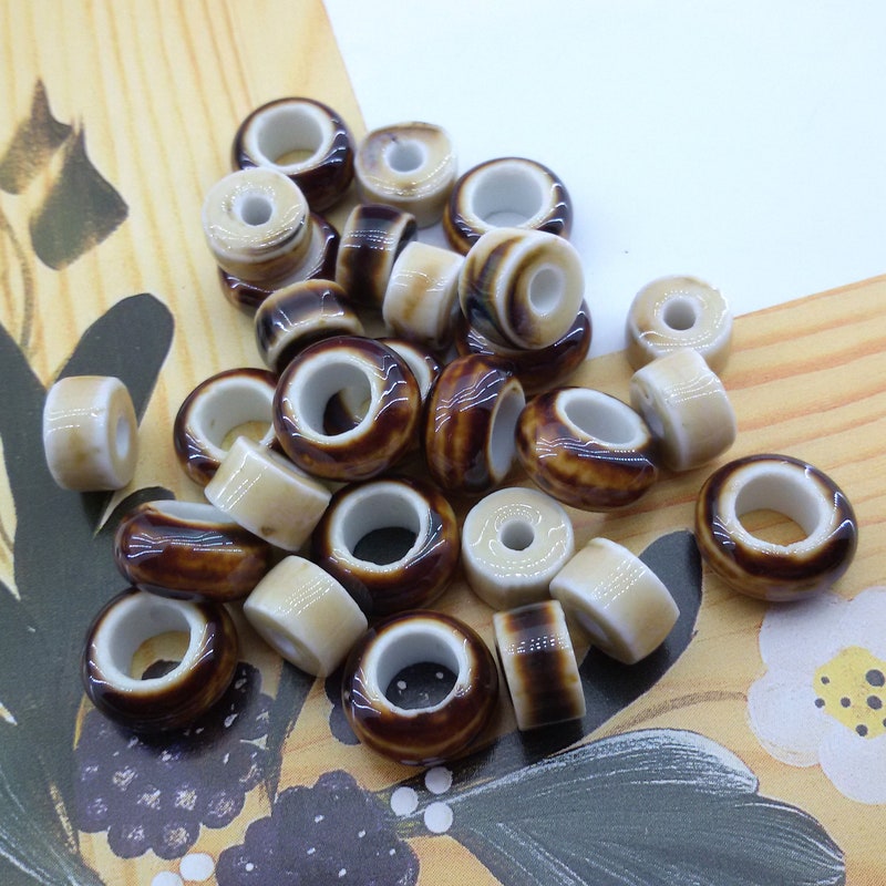 Large Ceramic Beads - Etsy