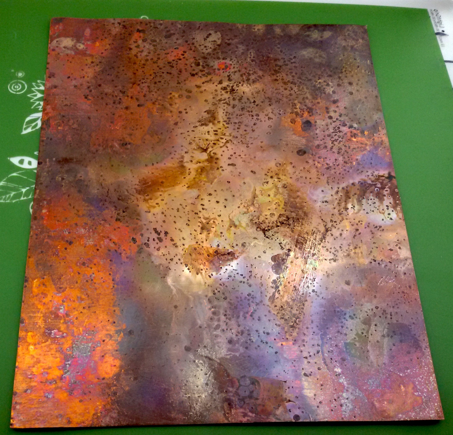 Patina Copper Sheet for Jewelry,rustic Copper Crafting Material,metal ...