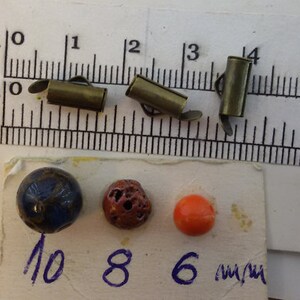 Cord End Crimp,bronze Tube Crimp Ends,slider Closing Connector,tube End ...