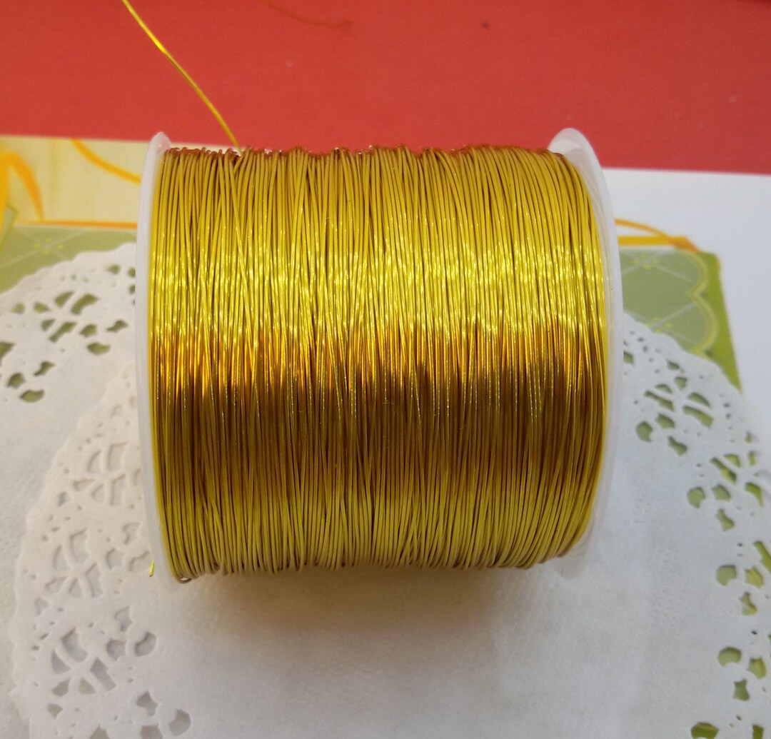 Gold Beading Wire,gold Flexible Beading Wire,wire for Wrapping,0.4 Mm ...