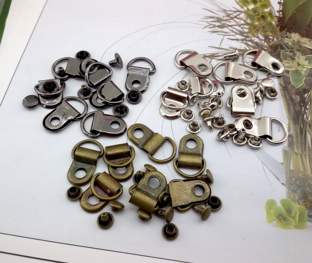 D Lacing Rings,d Rings for Boot,d Rings With Rivets,metal Rivet D Ring ...