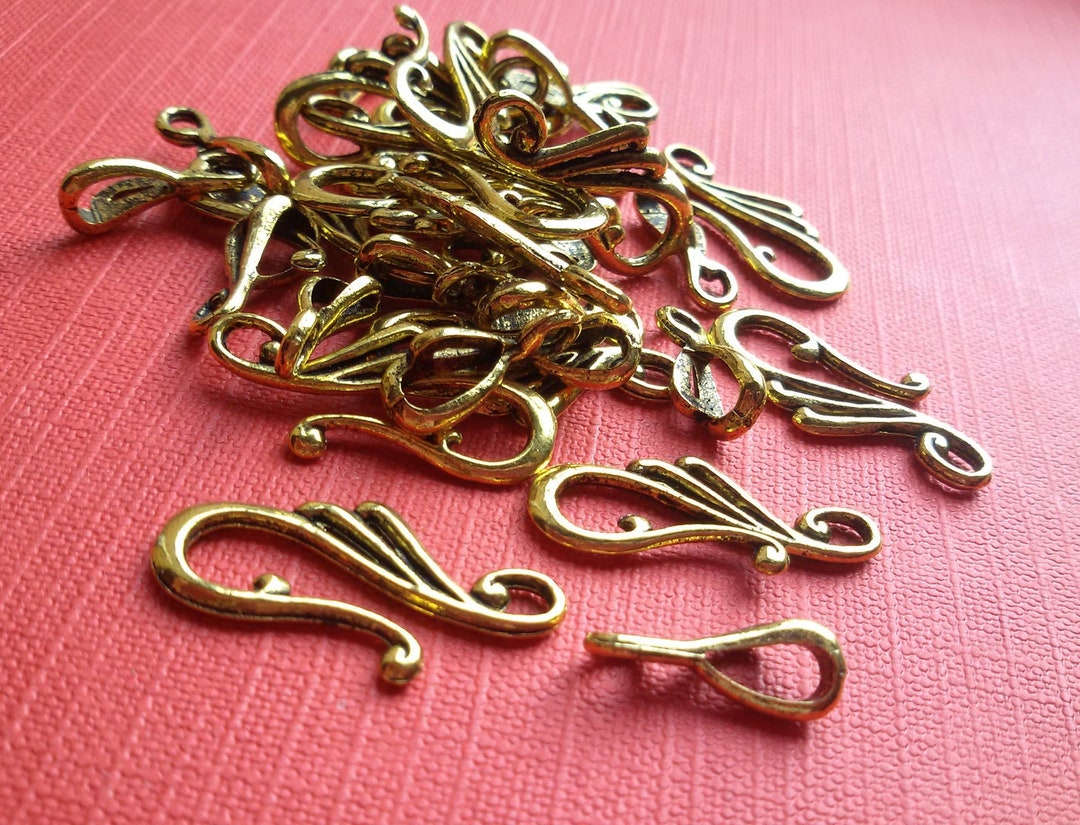 Antique Gold Tone Toggle Clasp for Necklace,bracelet Closures,toggles ...