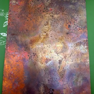 Patina Copper Sheet for Jewelry,rustic Copper Crafting Material,metal ...