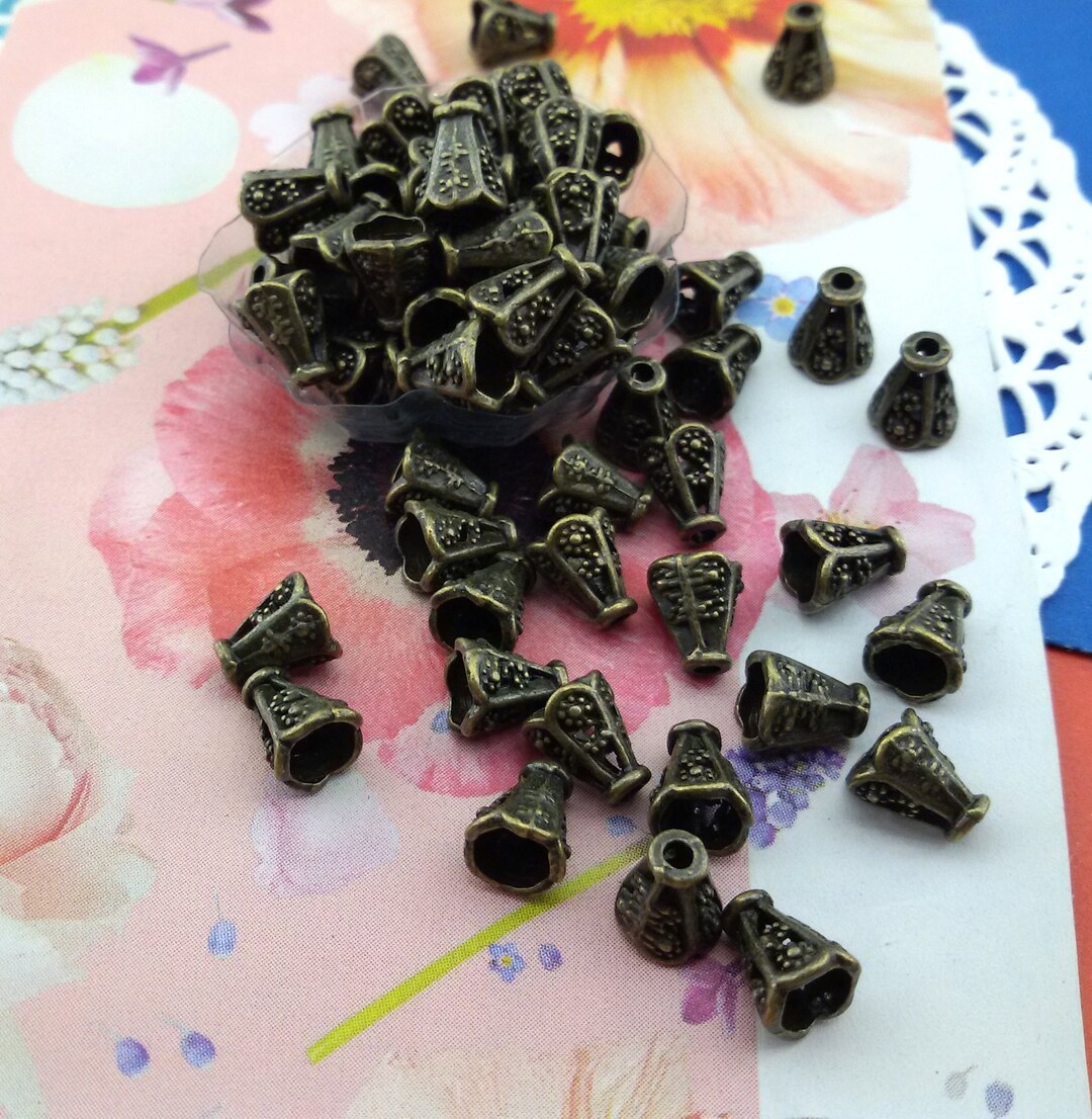 Bronze Tone Decorative Small Bead Caps,antique Bronze Bead Caps ...