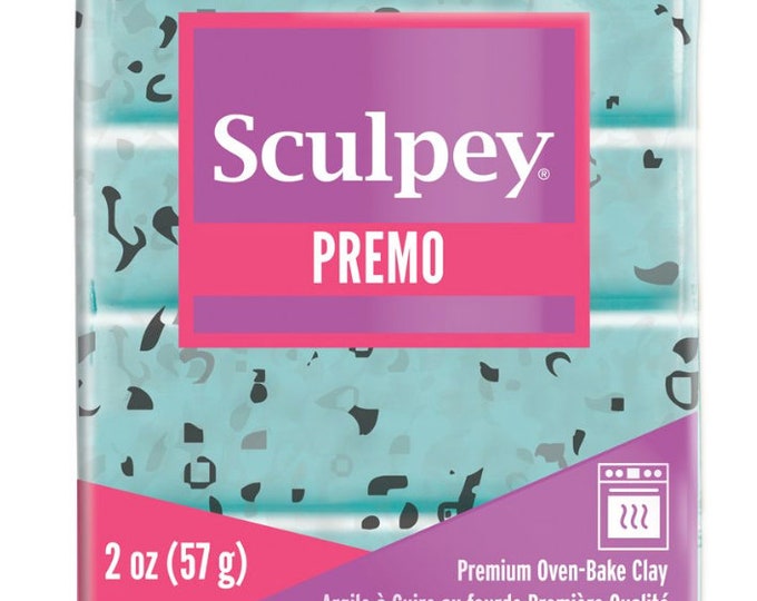Sculpey Premo Grey Granite Large Block 8oz 227g Polymer Clay Supplies ...