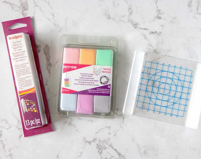 Sculpey Premo Grey Granite Large Block 8oz 227g Polymer Clay Supplies ...