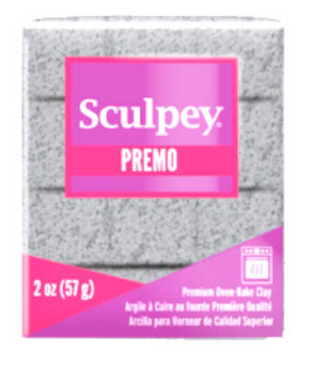 Premo Sculpey Grey / Gray Granite 5065 57g (2oz) - Polymer Clay ...