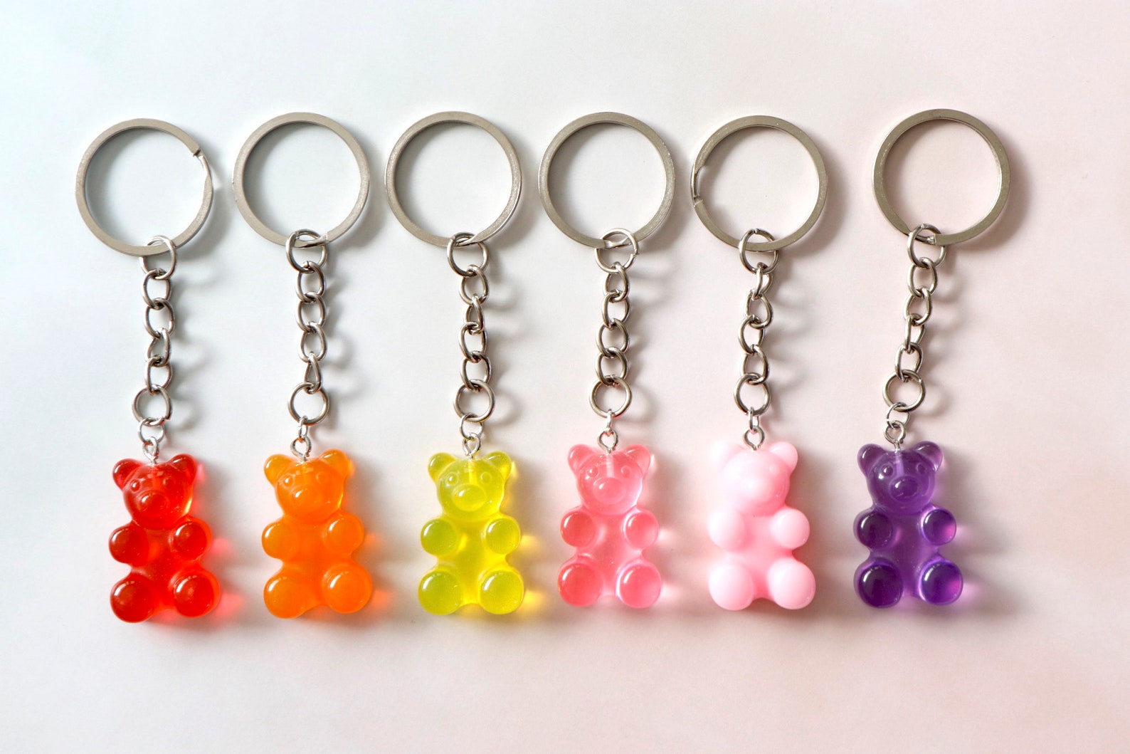 Gummy Bear Novelty Food Acrylic Keychain Fun Funky Keyrings - Etsy