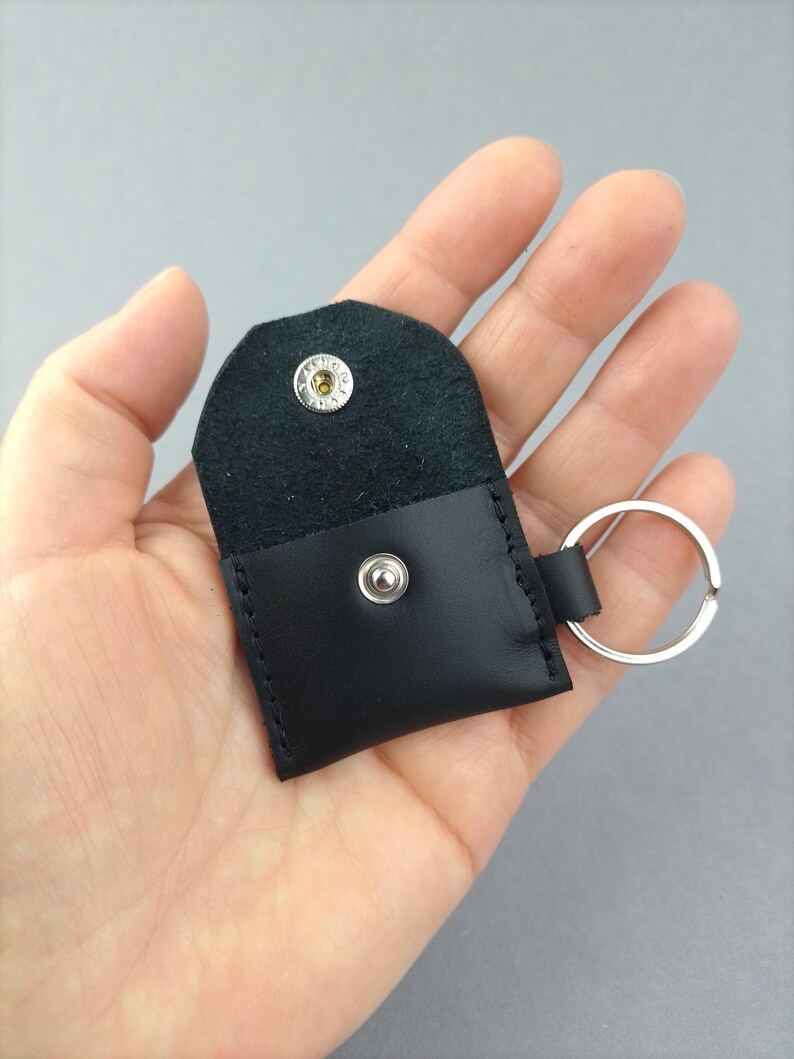 Mini Genuine Leather Bag for Tracking Tag/ Airtag/ Smart Tag/ Coin ...