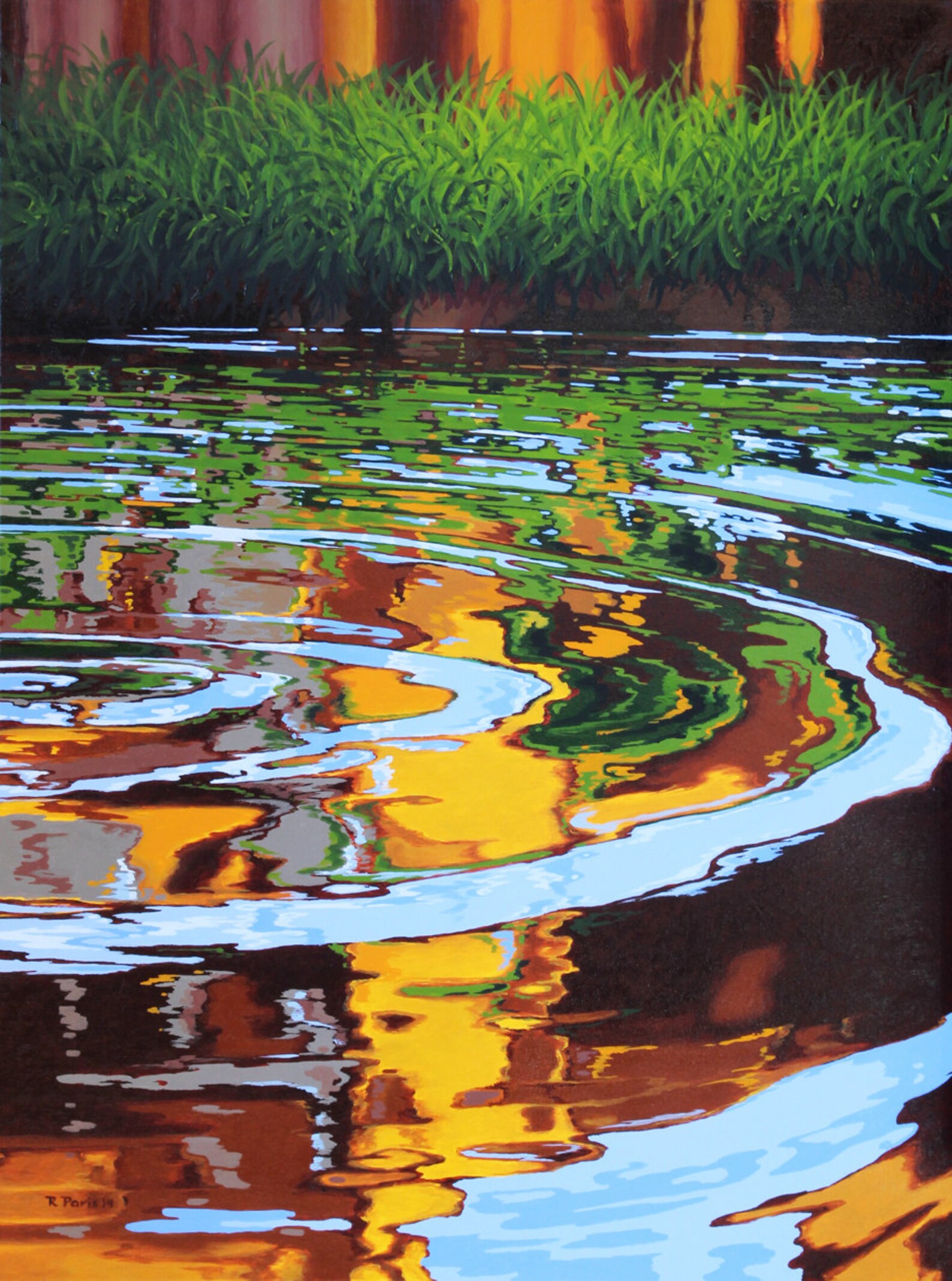 Ripple Effect, Original Acrylic on Canvas, 30 X 40 - Etsy