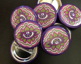 Eye button | Etsy