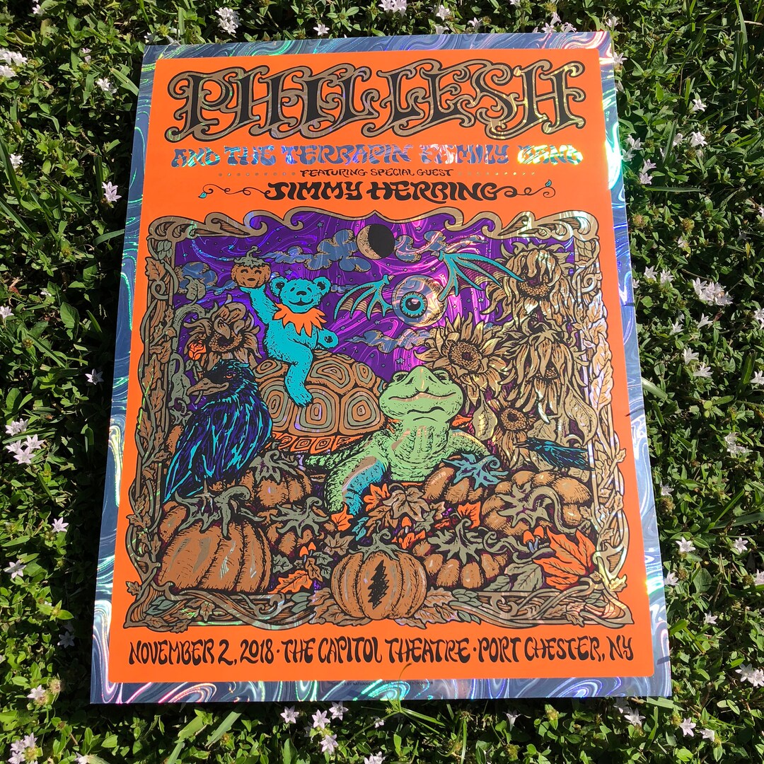 Phil Lesh FOIL VARIANT 11/2/18 Capitol Theatre Poster - Etsy