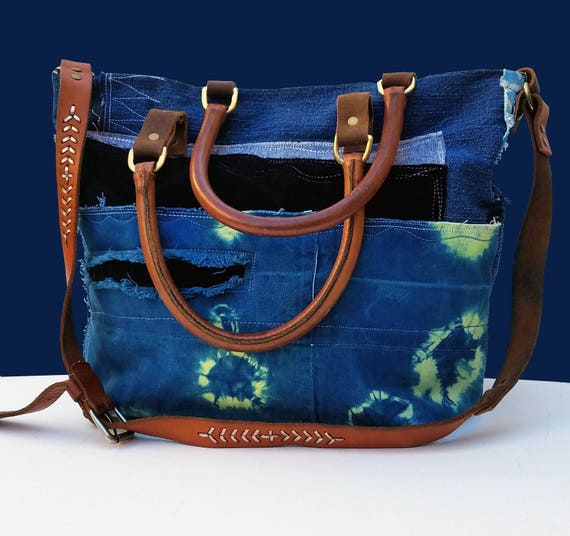 Denim Bag Shoulder Bag Denim PurseDenim Crossbody BagDenim | Etsy