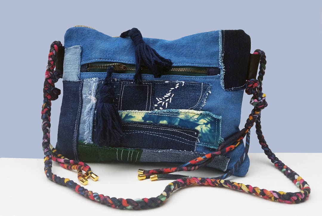 DENIM BAG, Denim Crossbody Bag, Small Purse, Crossbody Bag, Denim Purse ...