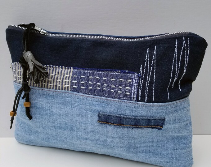 Clutch Bag, Clutch Wallet, Denim Purse, Small Purses, Organizer,denim ...