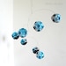 Hanging Mobile Turquoise Blue Black and Grey Mobiles - Etsy