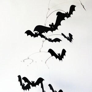Halloween Bats Decoration , Hanging Mobile, Gothic Style, Kinetic ...