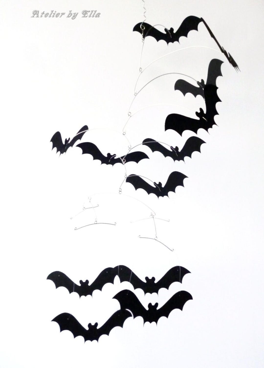 Halloween Bats Decoration , Hanging Mobile, Gothic Style, Kinetic ...