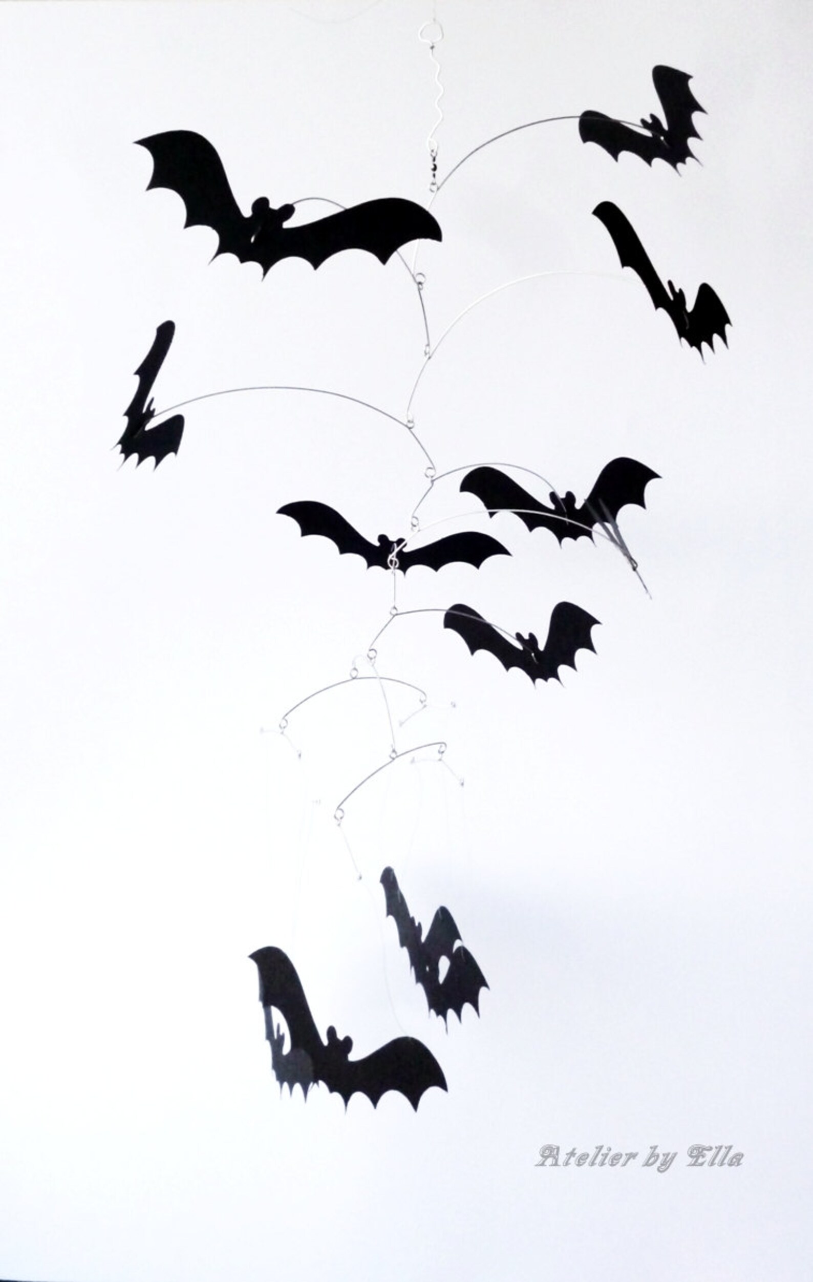Halloween bats decoration Hanging mobile Gothic mobile | Etsy