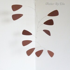 Brown Kinetic Mobile, Hanging Mobile, for Home, Decor With Movement - Etsy