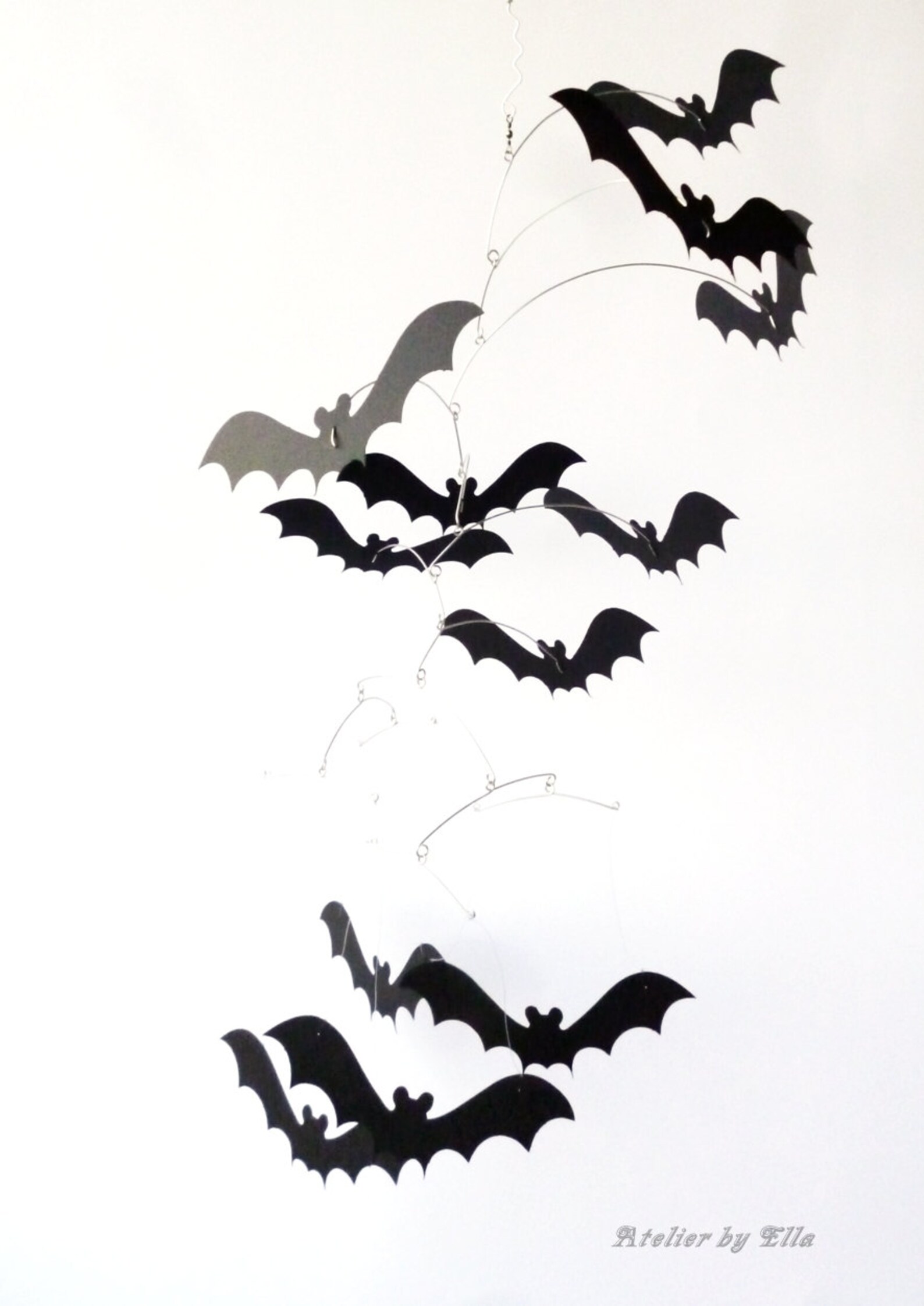 Halloween bats decoration Hanging mobile Gothic mobile | Etsy