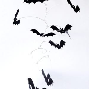 Halloween Bats Decoration , Hanging Mobile, Gothic Style, Kinetic ...