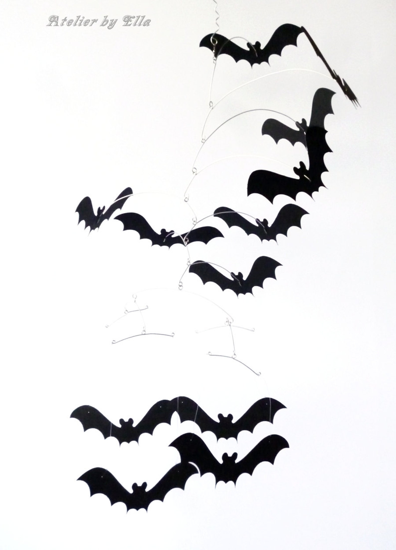Halloween bats decoration Hanging mobile Gothic mobile | Etsy